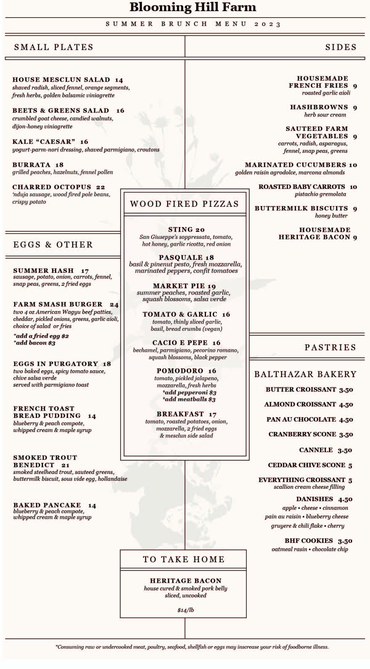 Blooming Hill Farm | Dining