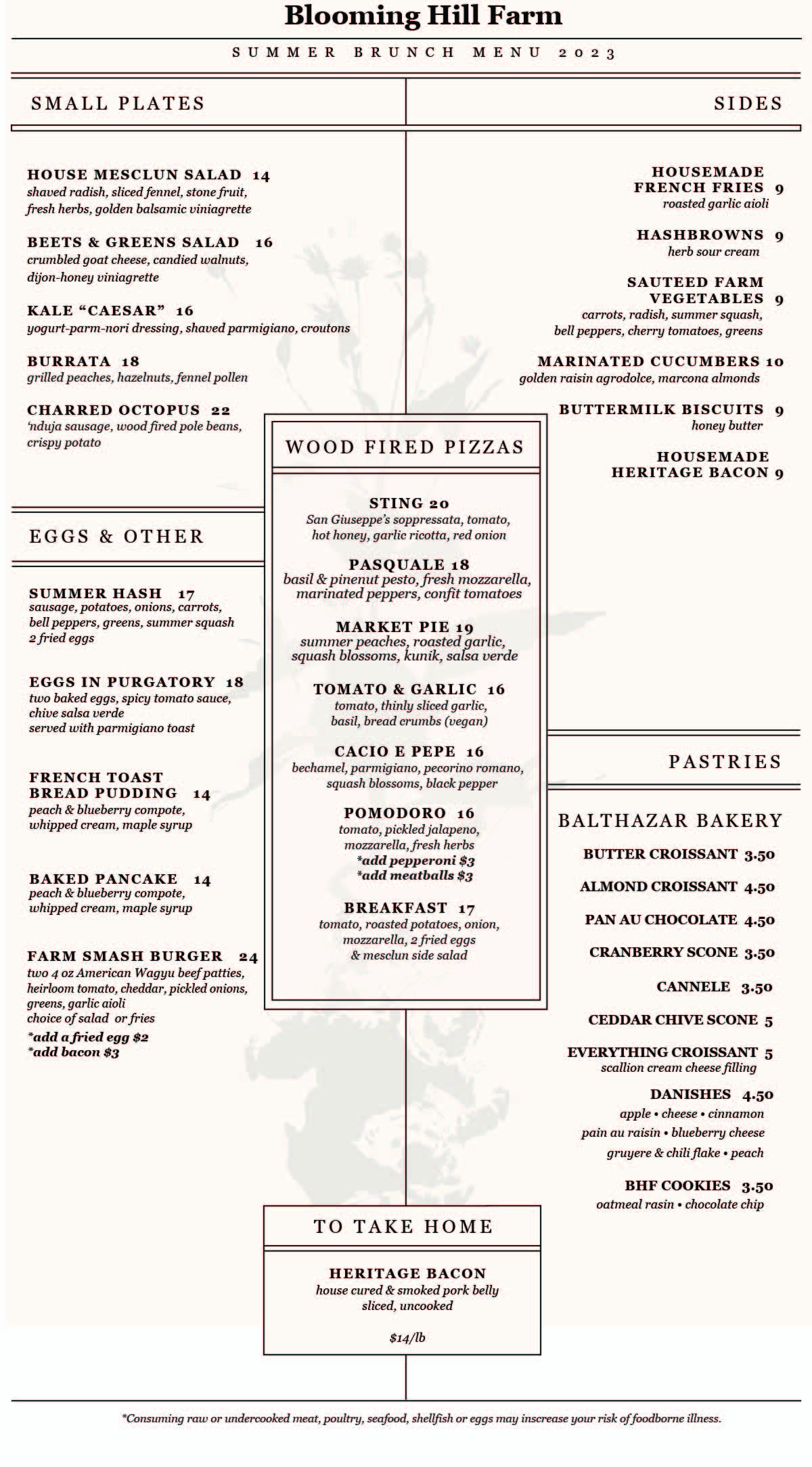 Blooming Hill Farm | Dining