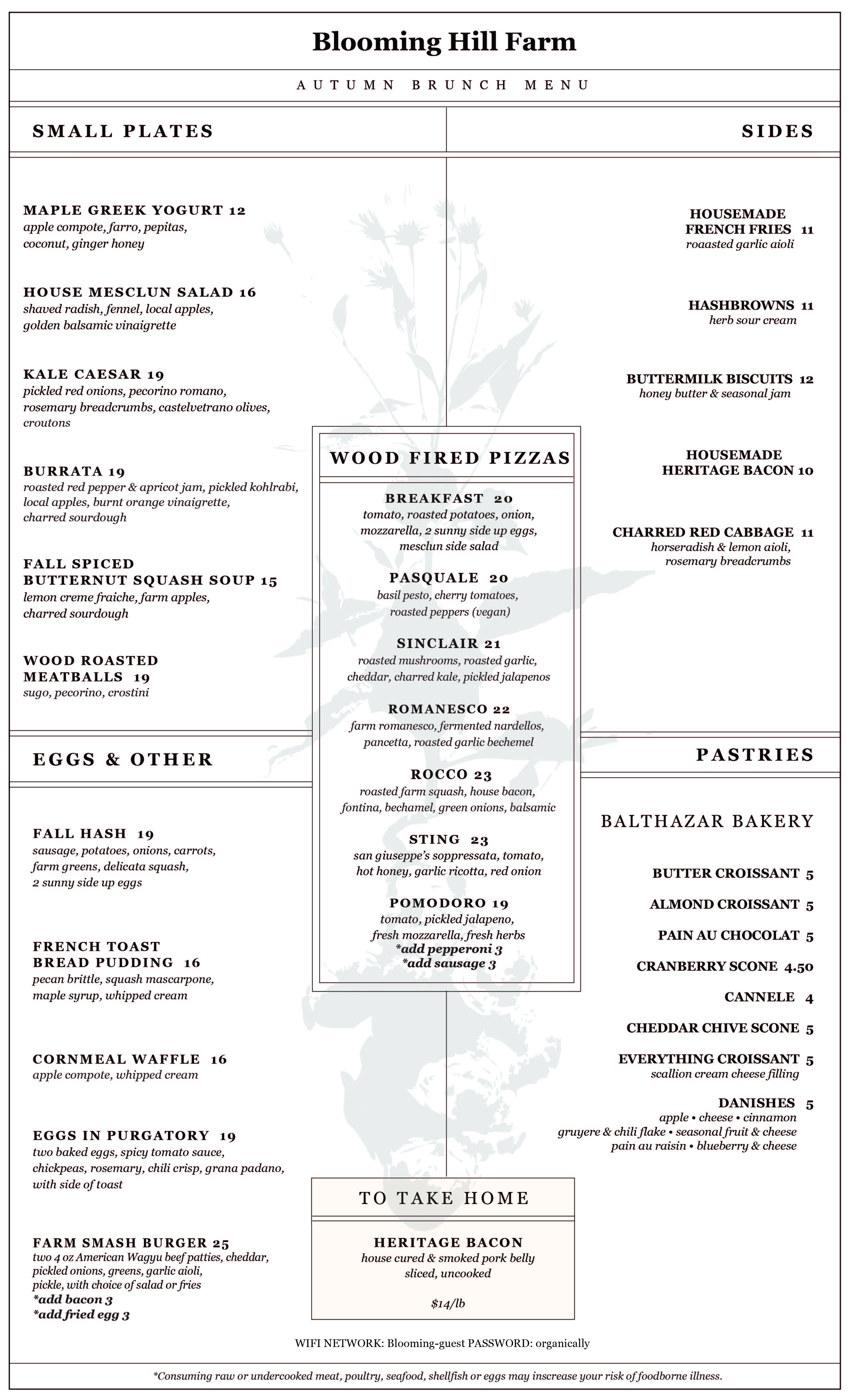 Blooming Hill Farm | Dining