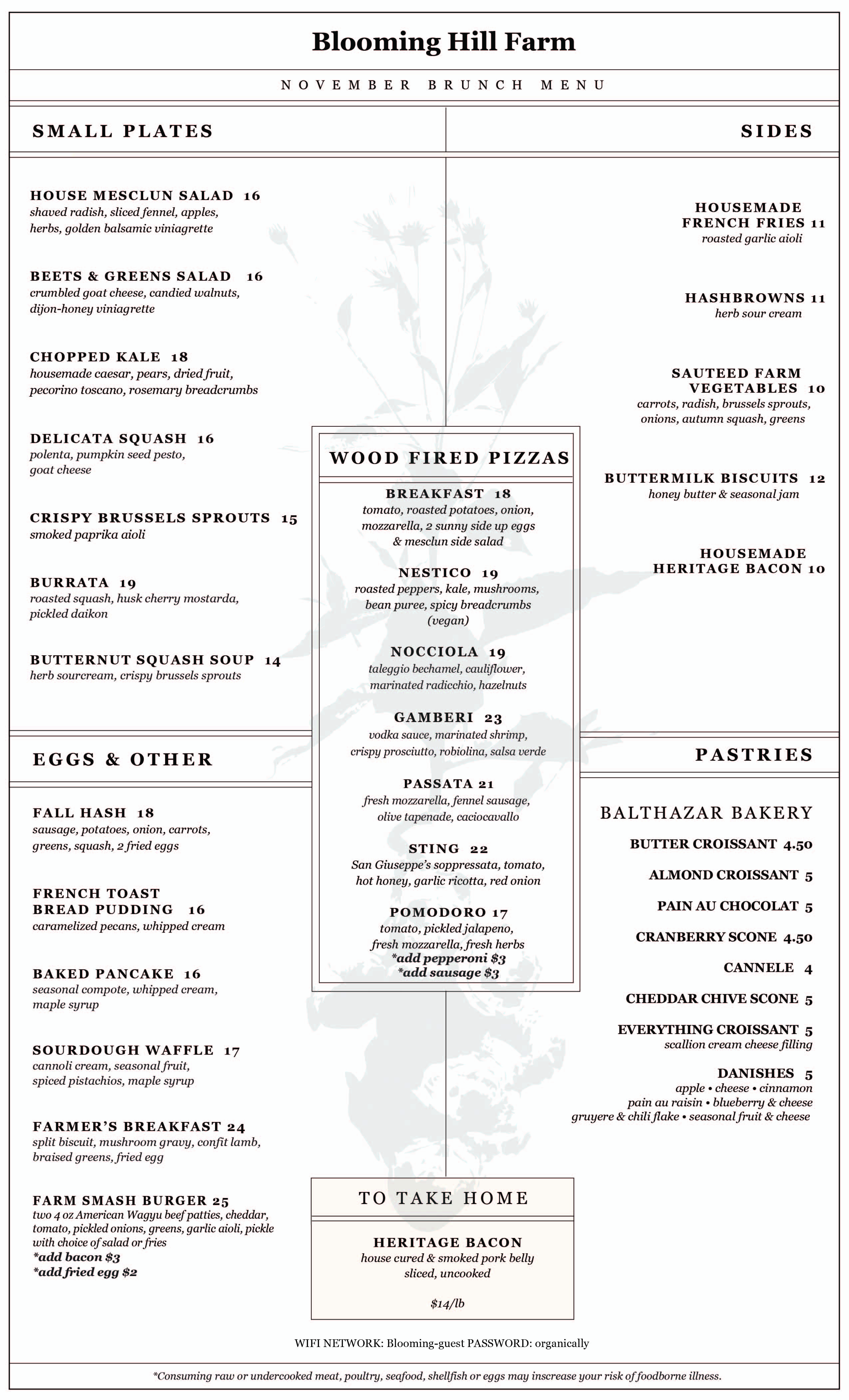 Blooming Hill Farm | Dining