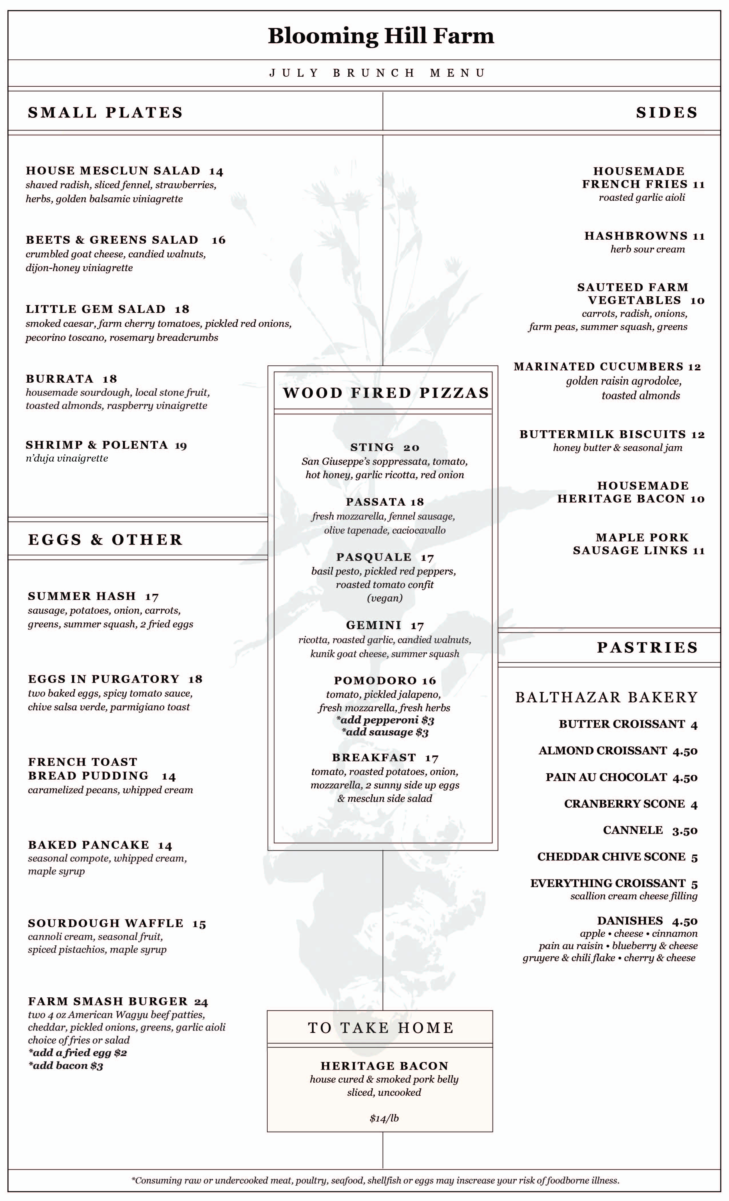 Blooming Hill Farm | Dining