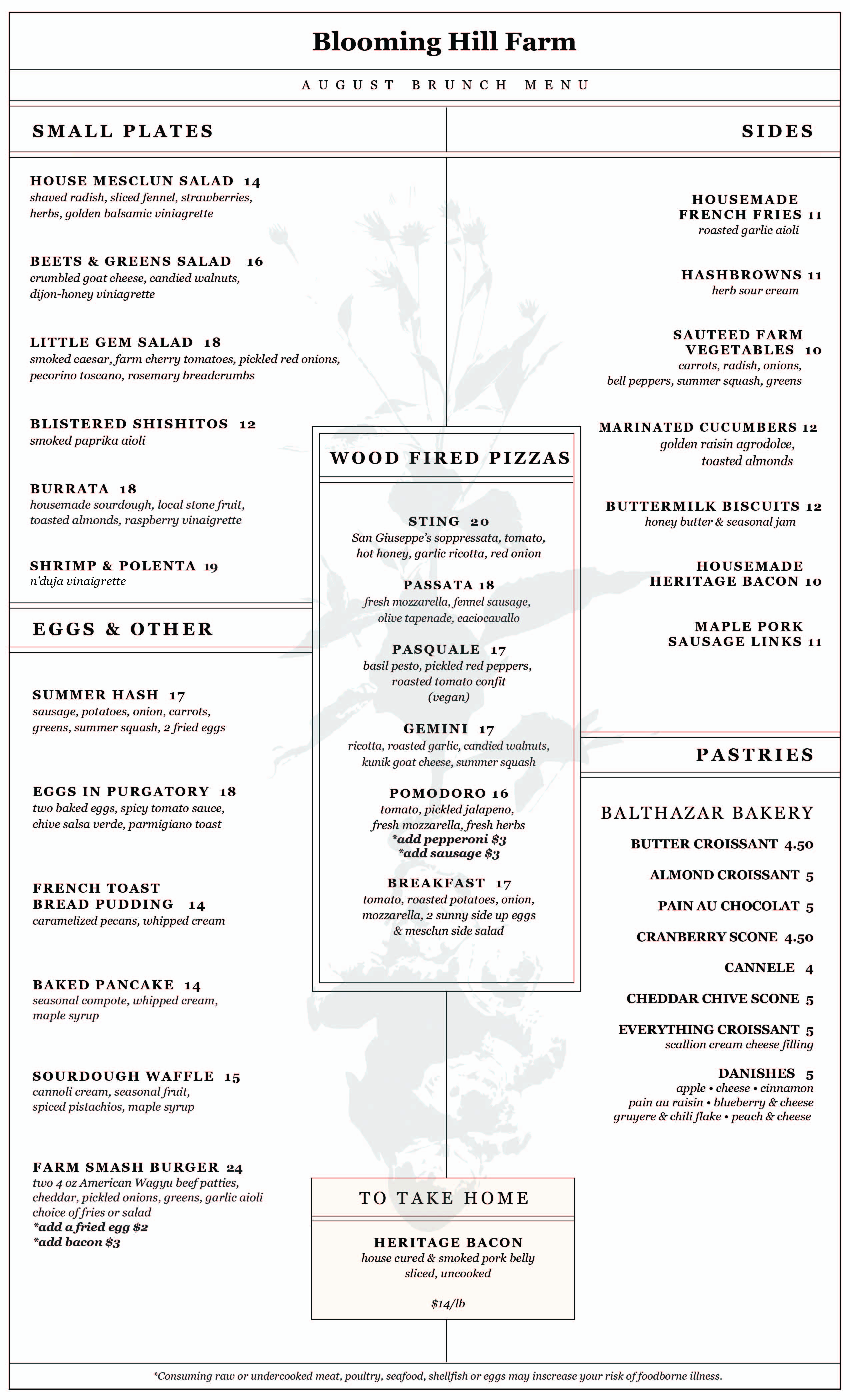 Blooming Hill Farm | Dining