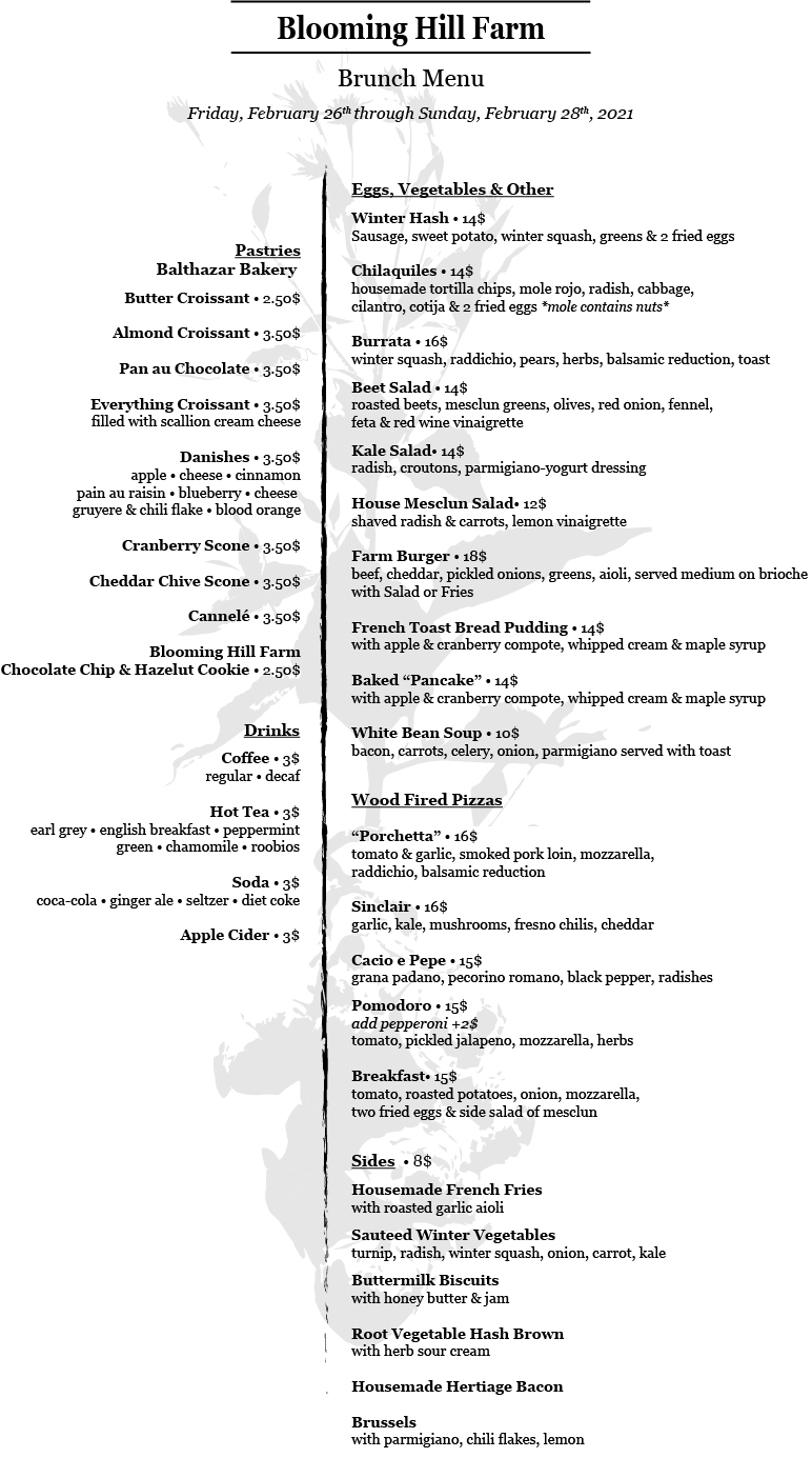 Blooming Hill Farm | Dining
