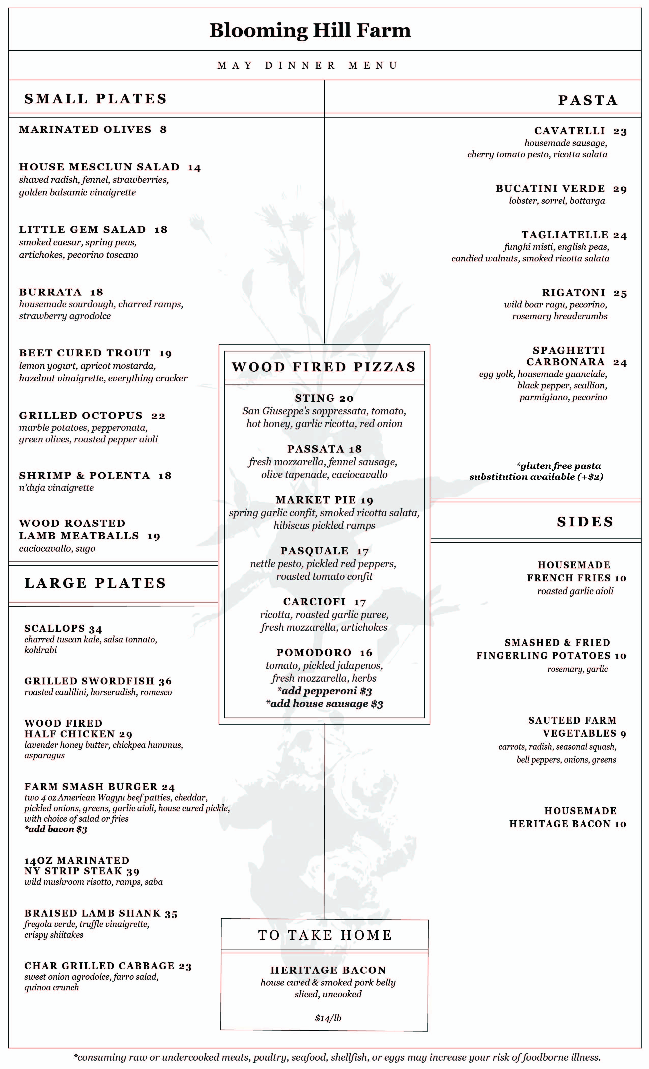 Blooming Hill Farm | Dining