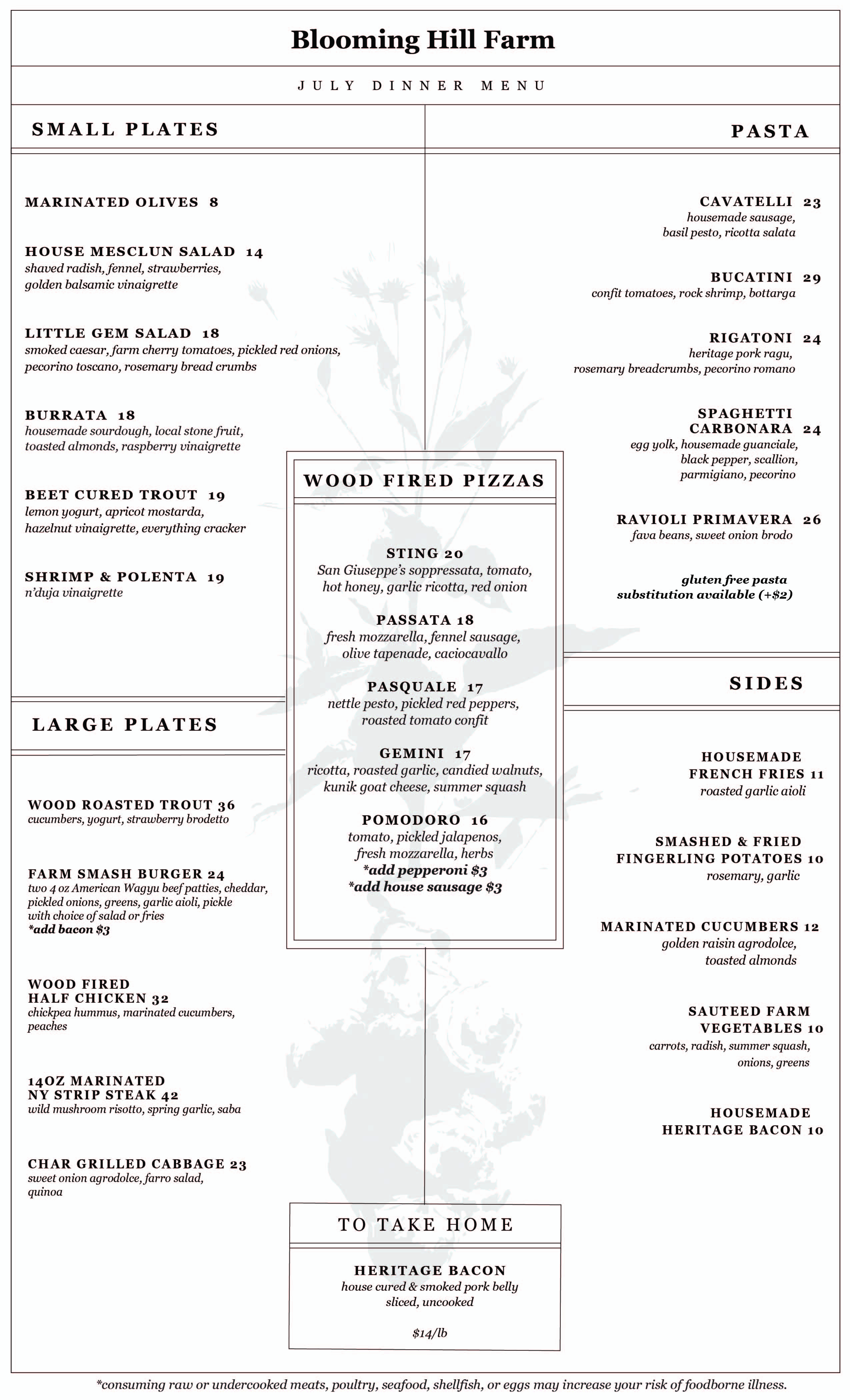 Blooming Hill Farm | Dining