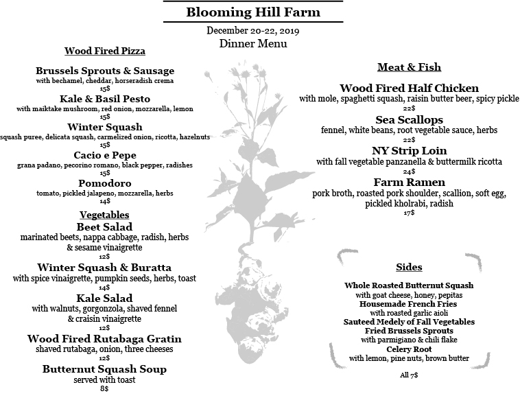 Blooming Hill Farm | Dining