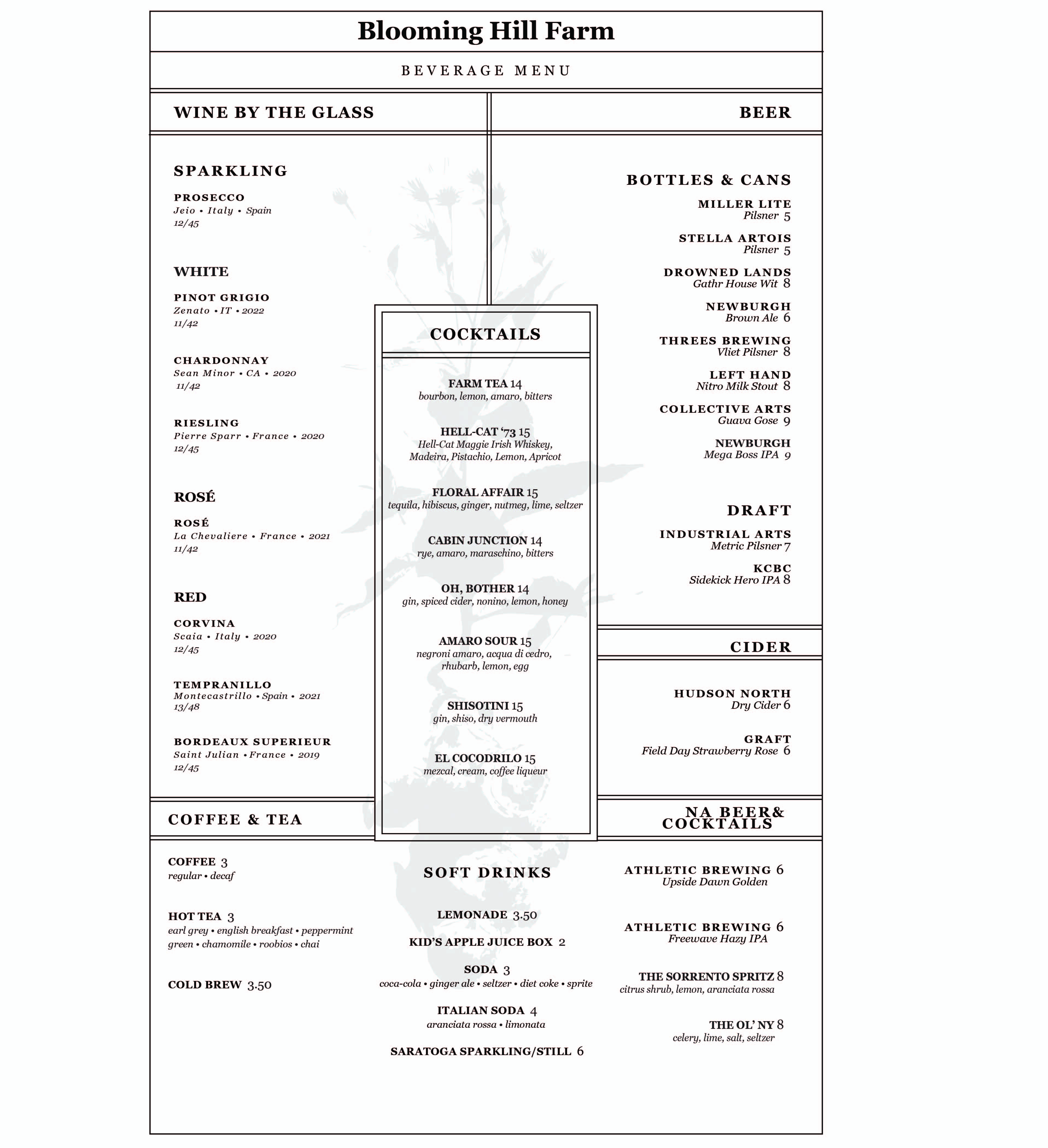 Blooming Hill Farm | Dining