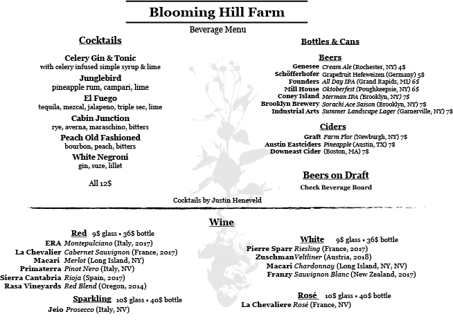 Blooming Hill Farm | Dining