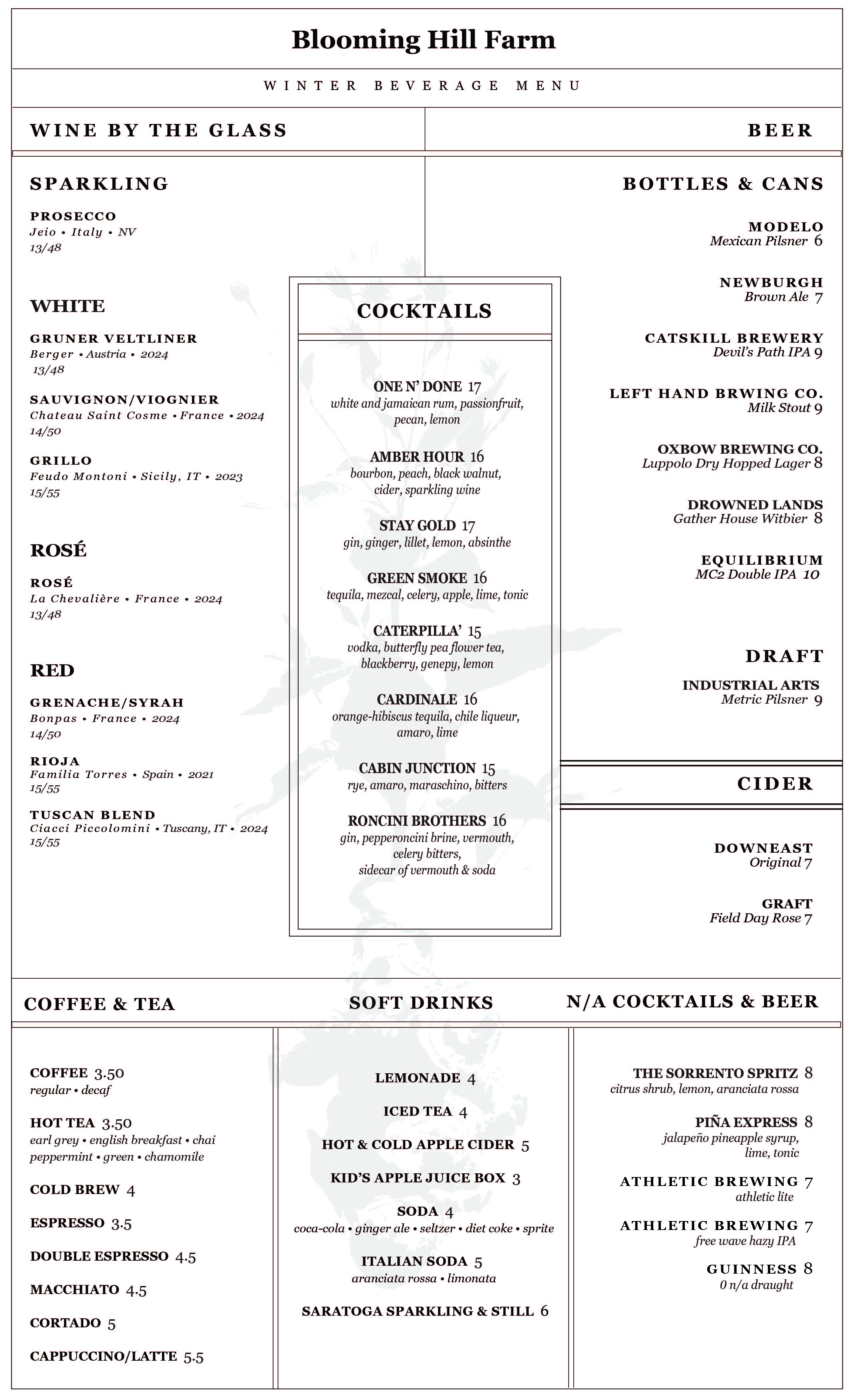 Blooming Hill Farm | Dining