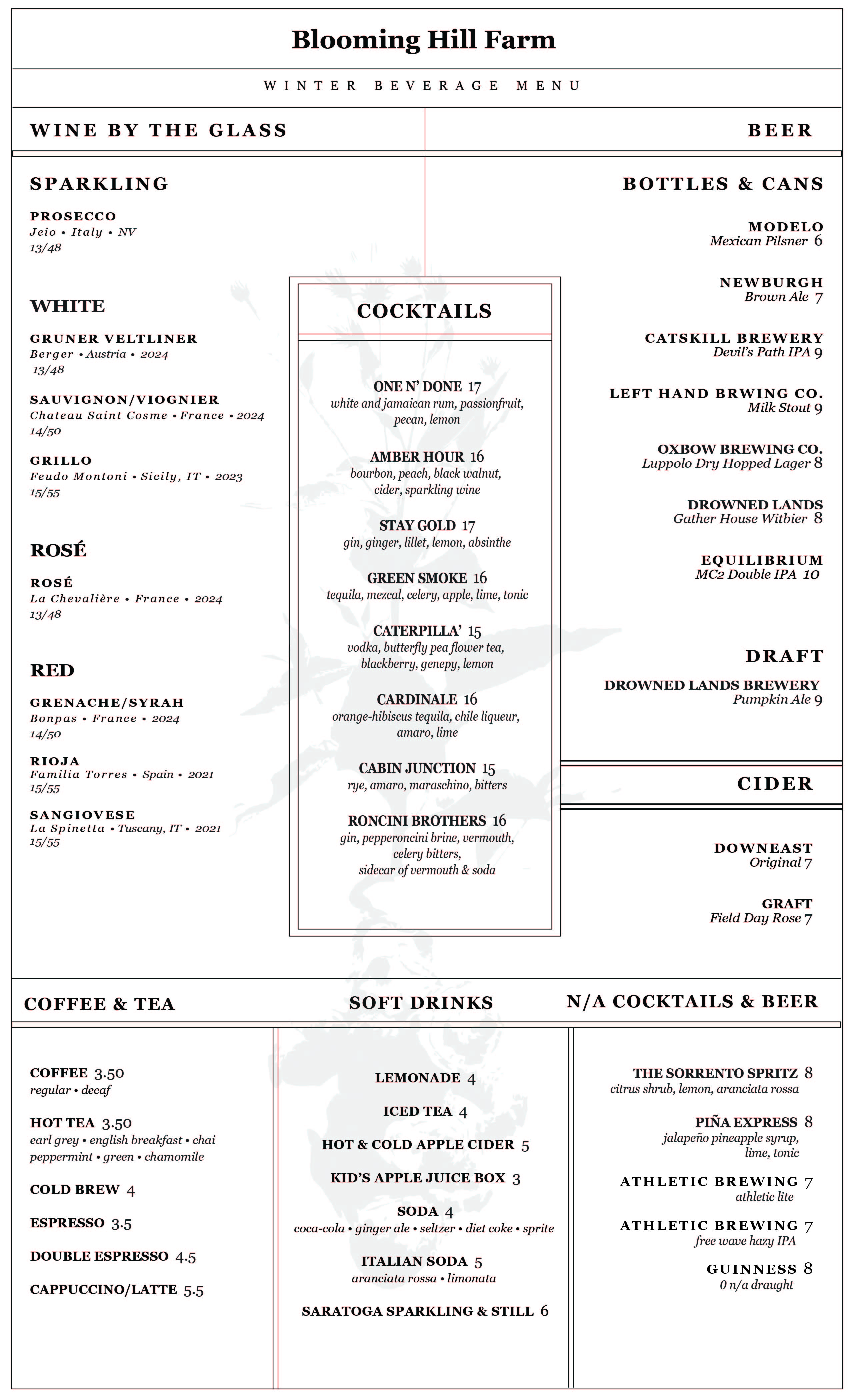 Blooming Hill Farm | Dining