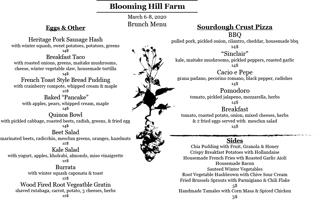 Blooming Hill Farm | Dining