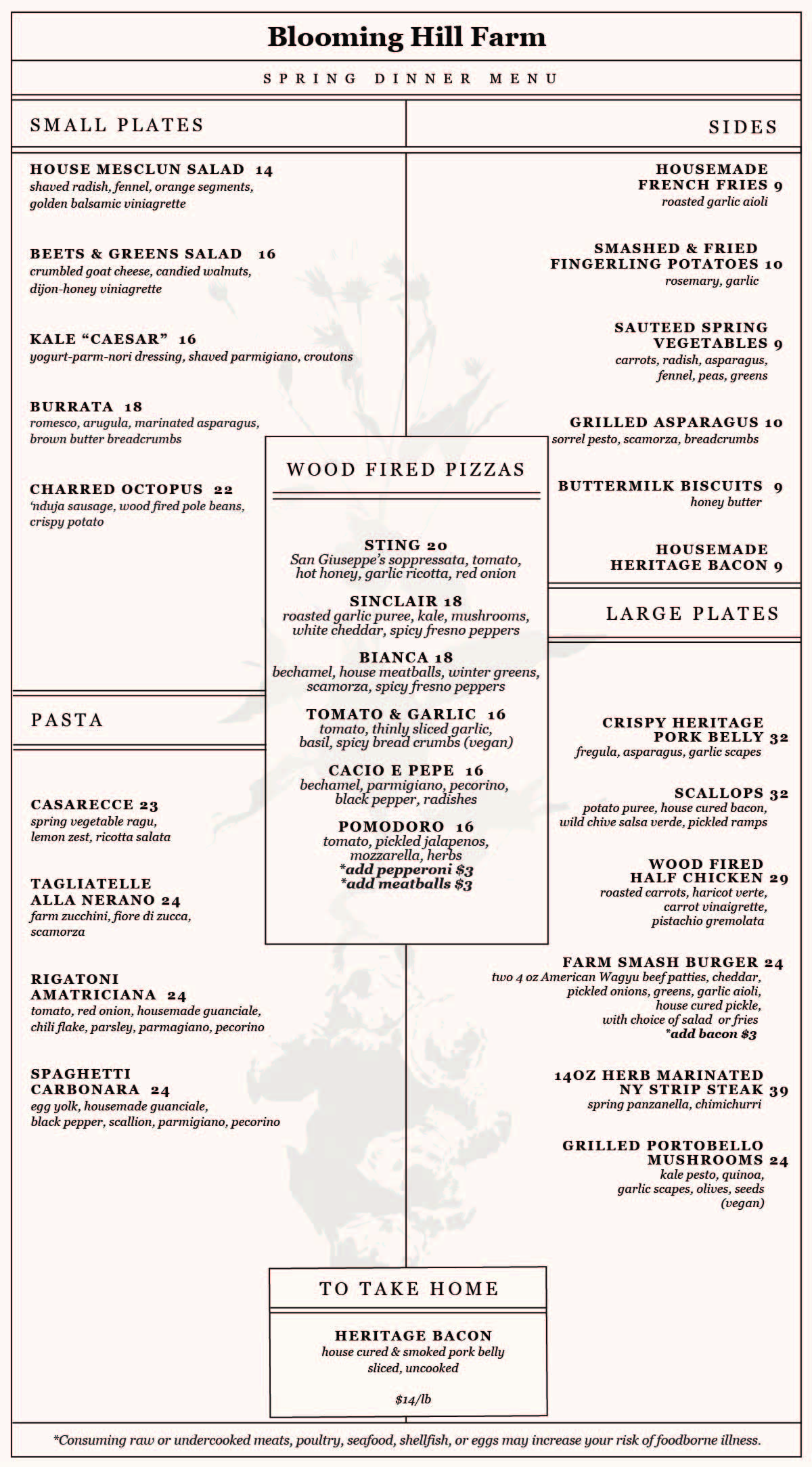 Blooming Hill Farm | Dining